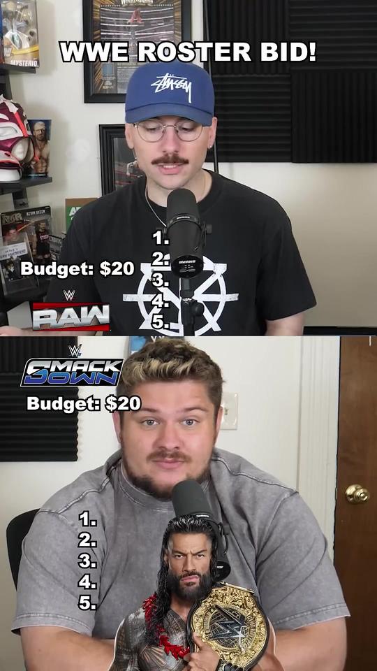WWE roster bidding