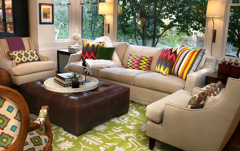 Rich colors and lived-in warmth redefine home design