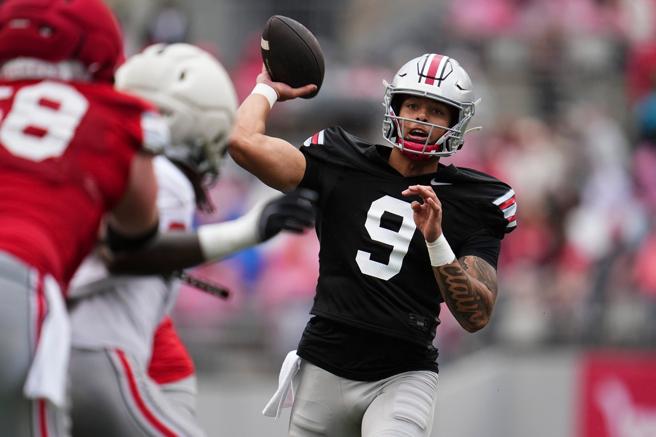 College football analyst thinks Ohio State Buckeyes QB Tavien St. Clair ...