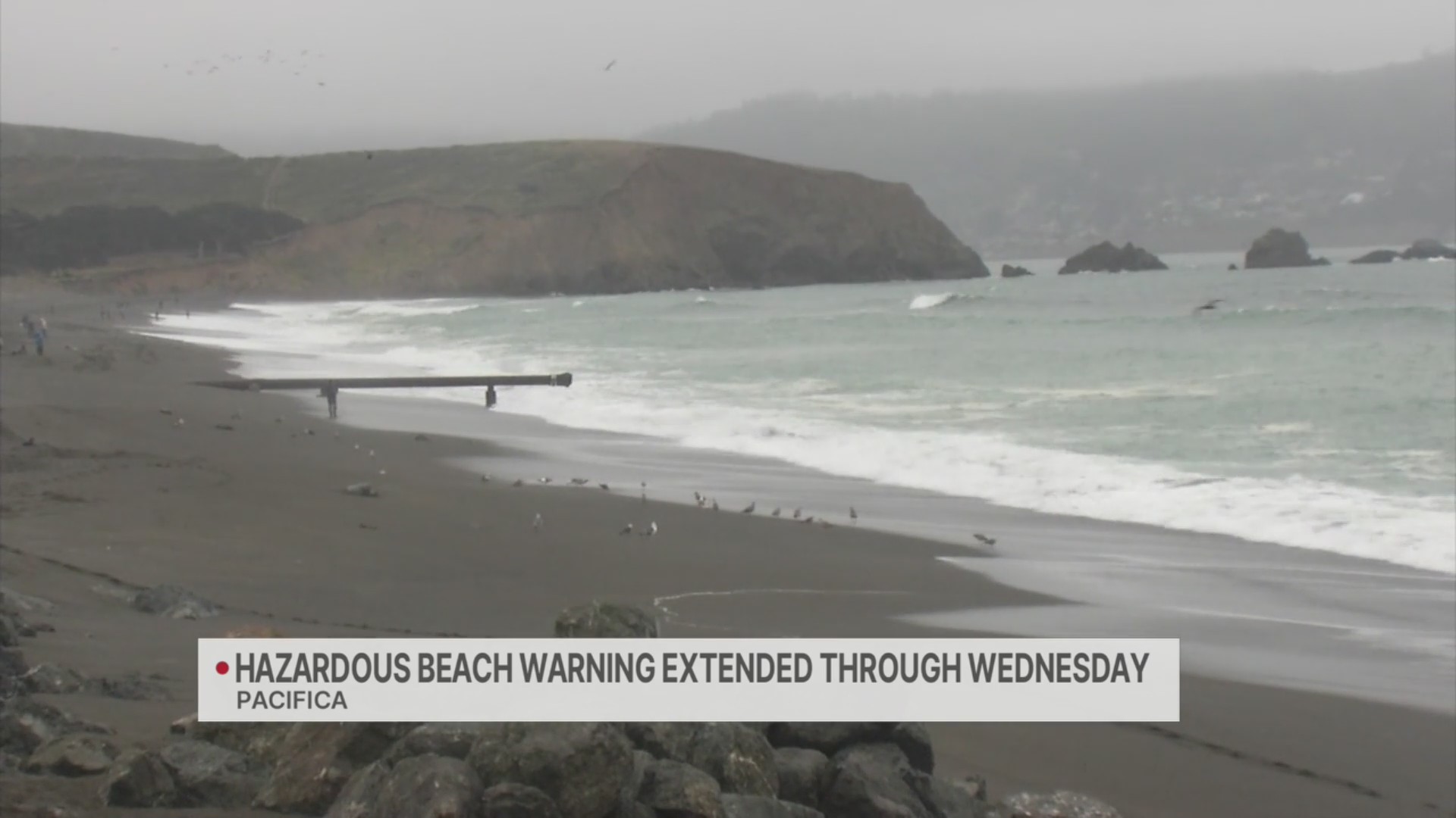 Hazardous beach conditions persist in Bay Area