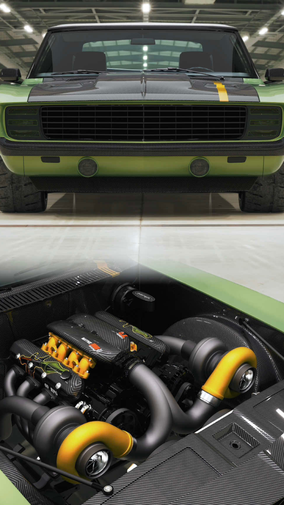 Twin turbo Camaro concept with modern muscle car styling