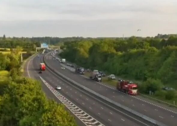 M40 crash horror as woman killed and man rushed to hospital with ...