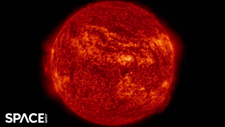 Large filament eruption on sun that was captured by NASA's Solar ...