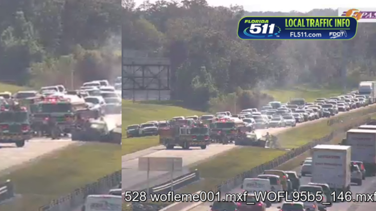 Traffic alert: Vehicle fire shuts down all eastbound lanes of SR-528 at ...
