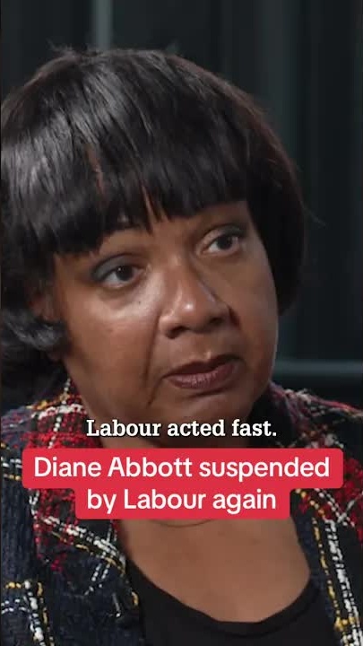 Diane Abbott suspended by Labour again