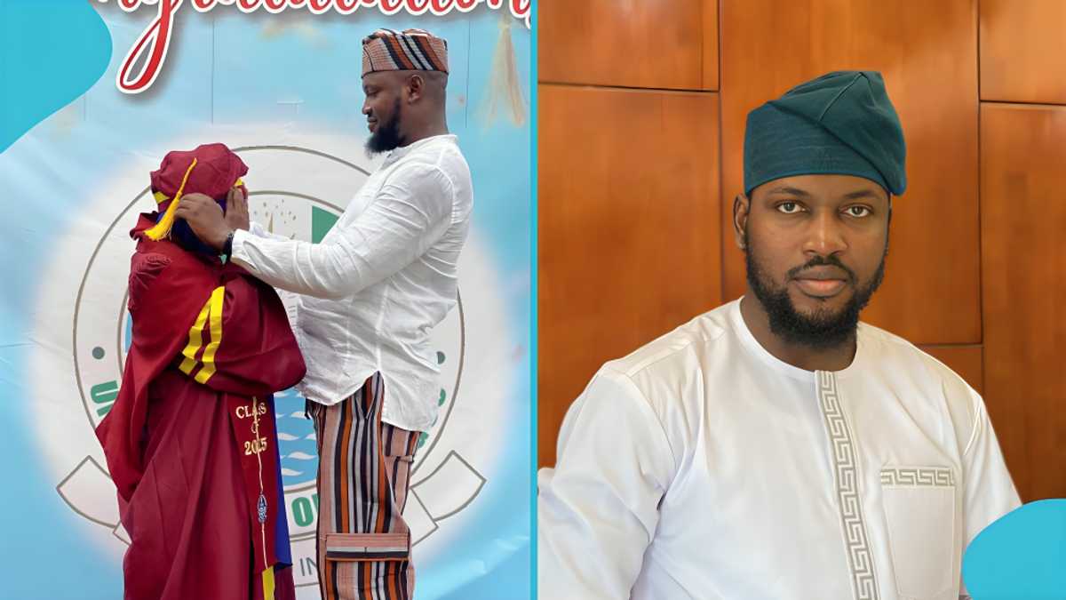 Young father shares how he helped wife earn first class master’s degree ...