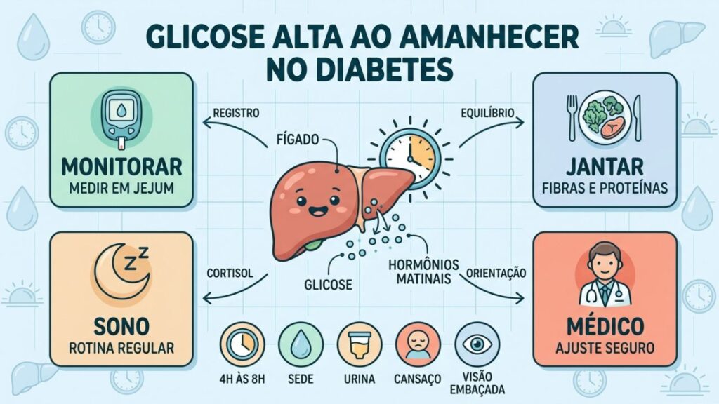 A glicose dele sobe muito logo pela manhã? O que pode ser feito em ...