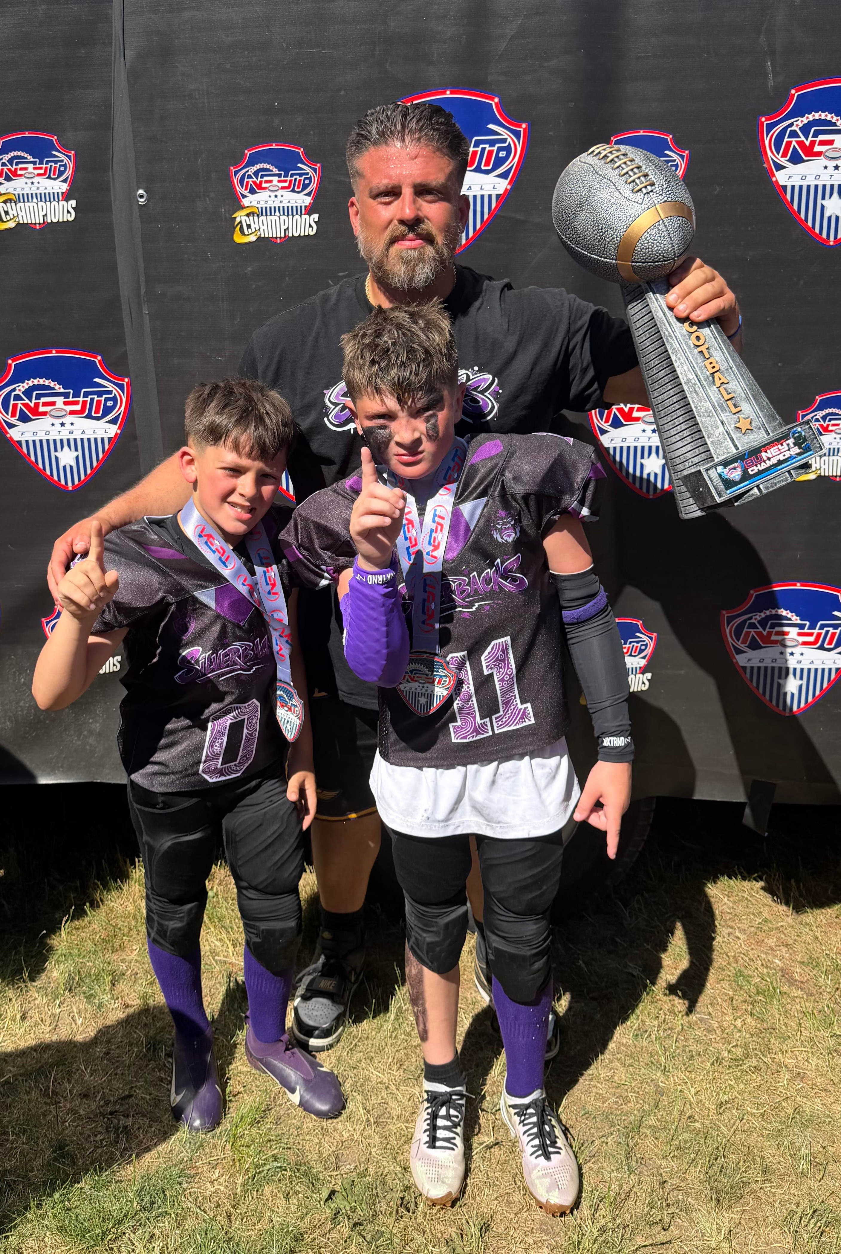 Peabody youth football players win national championships