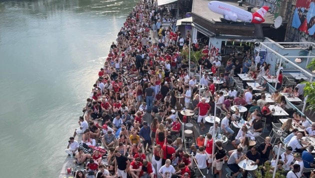 Jetzt flippen Argentinien-Fans in Wien total aus