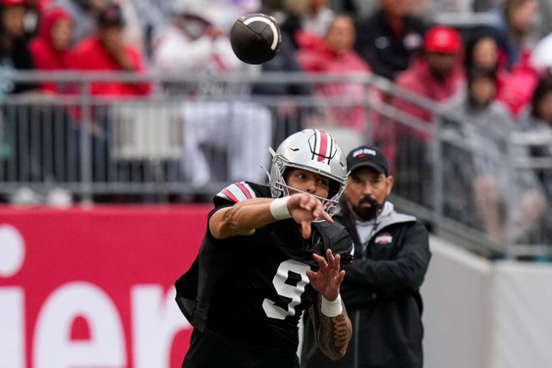 College football analyst thinks Ohio State Buckeyes QB Tavien St. Clair ...