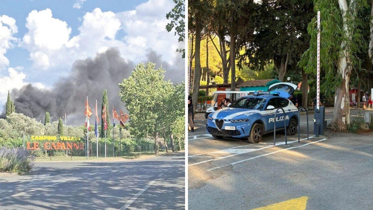 Bibbona, prima lo scoppio della bombola: poi le fiamme divorano le ...