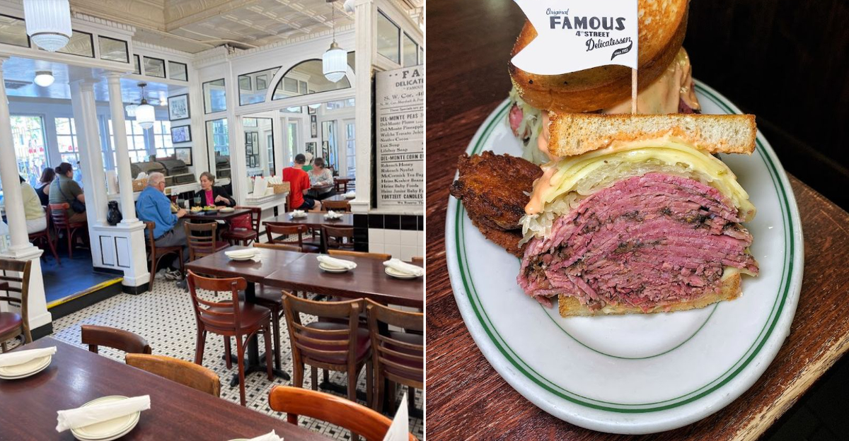 This Pennsylvania deli serves an overstuffed pastrami sandwich so huge ...
