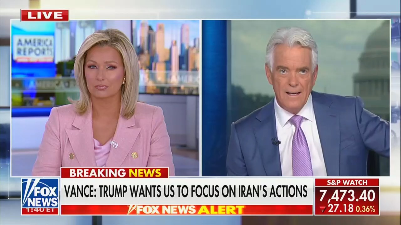 Fox News anchor pours cold water on JD Vance’s Iran deal update: ‘Might ...