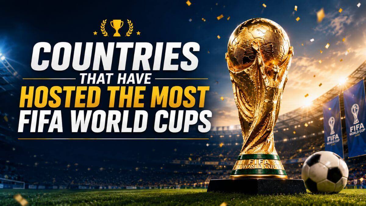 Countries that have hosted the most FIFA World Cups