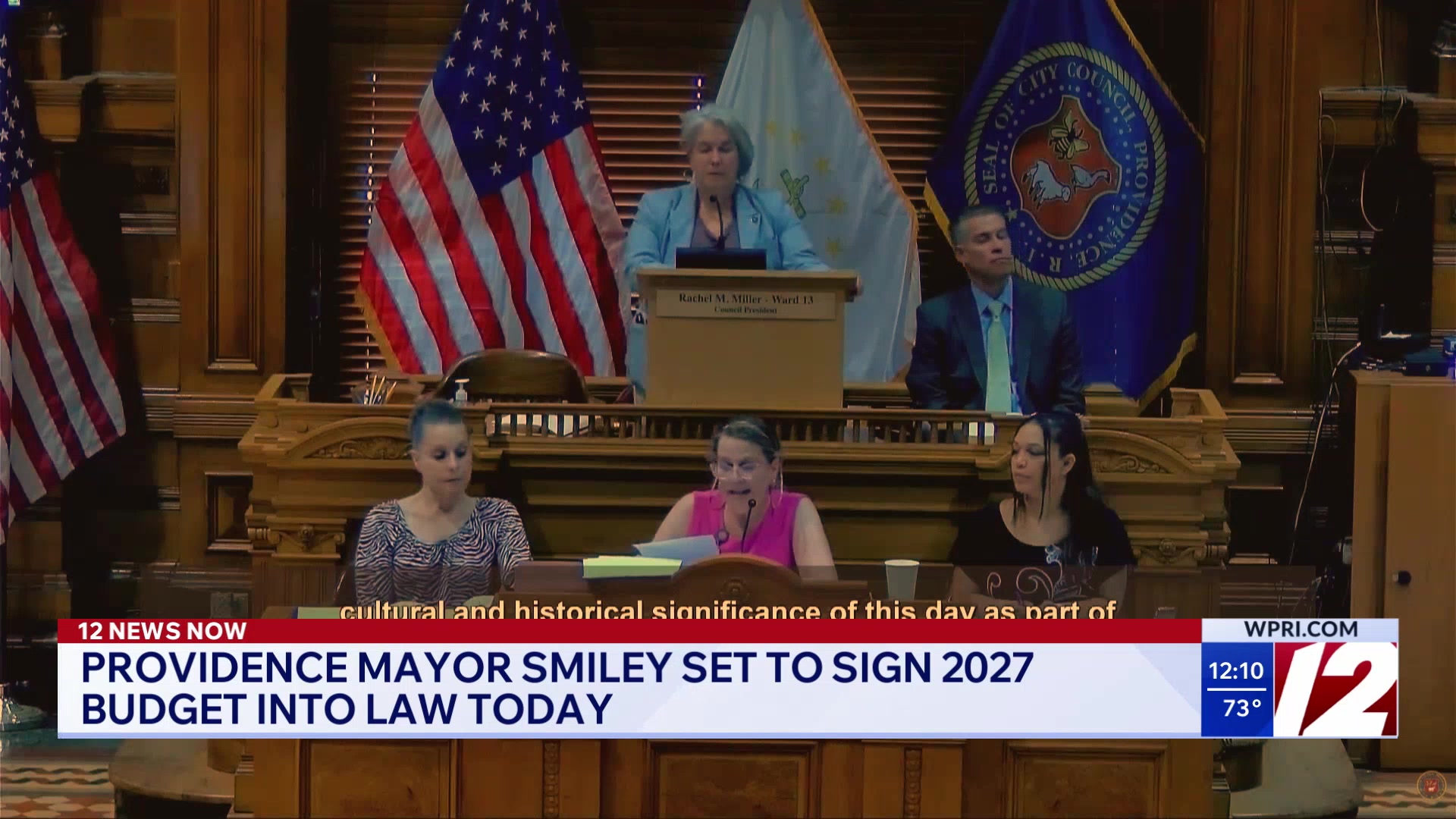 Providence Mayor Smiley to sign 2027 budget into law