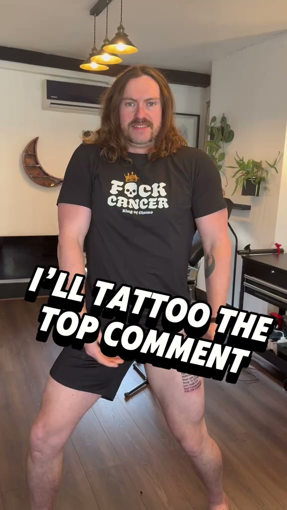 I let you pick my next tattoo to fight cancer