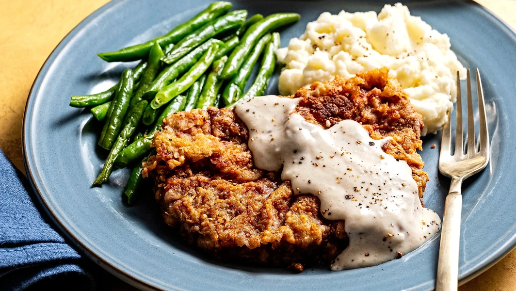 How to make cereal-crusted chicken fried steak
