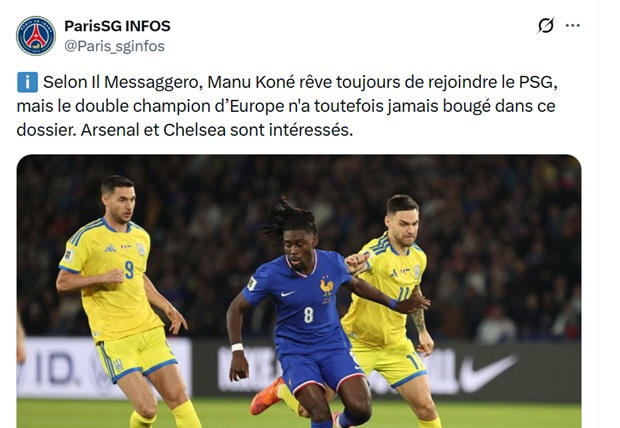 Transfer – A French national team player dreams of PSG!