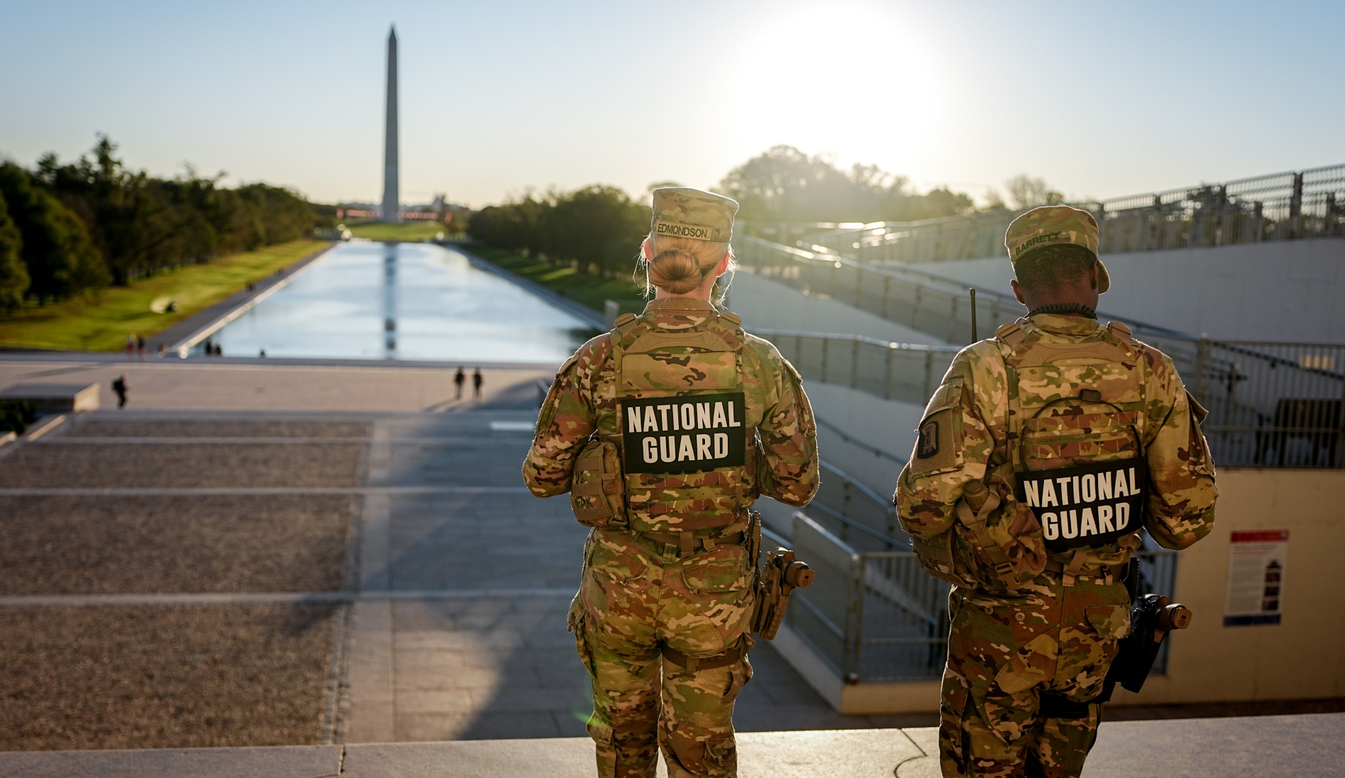 National Guard trolled for ‘protecting the algae’ at Reflecting Pool