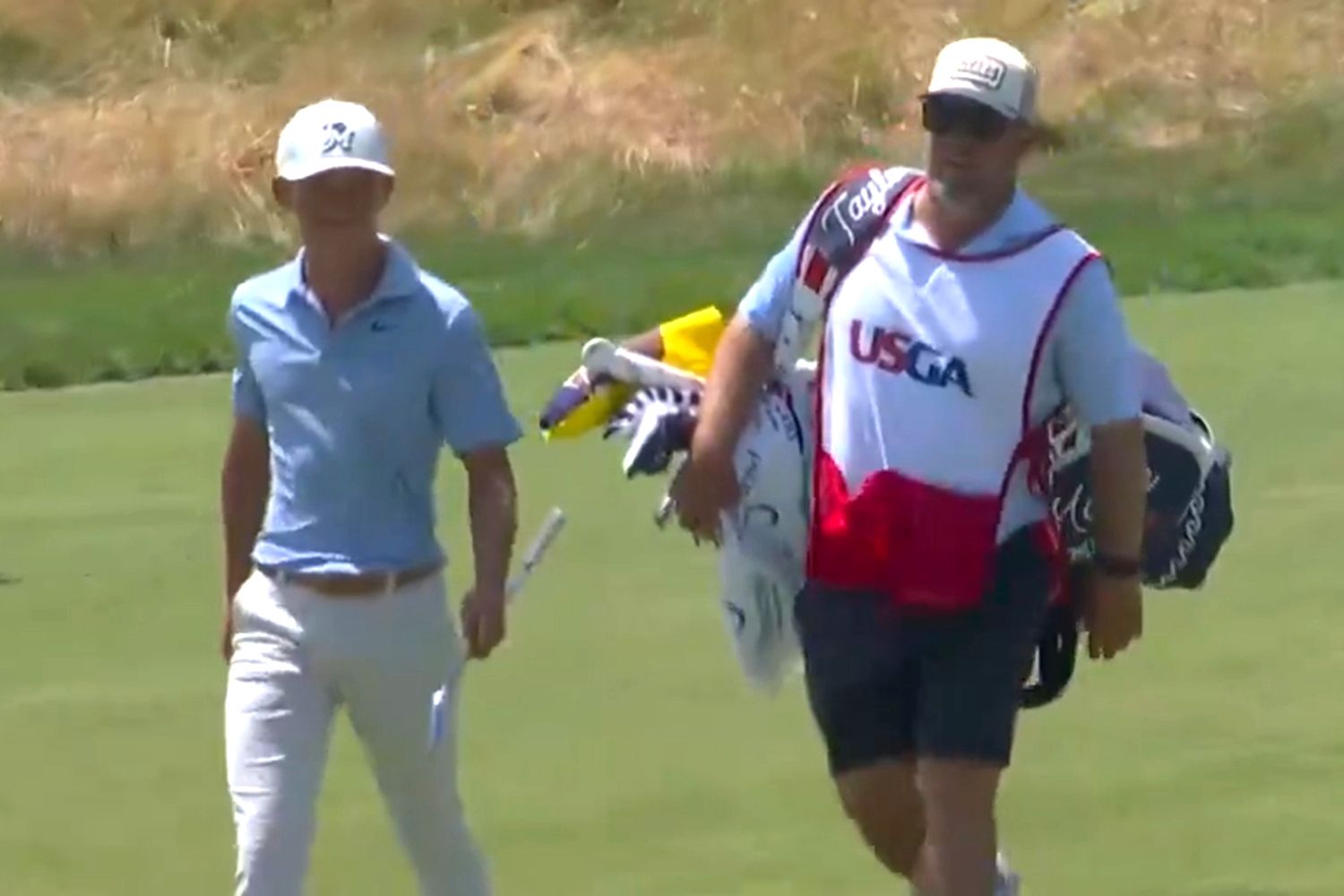 Teen golfer Miles Russell surprises his dad for Father's Day with ...