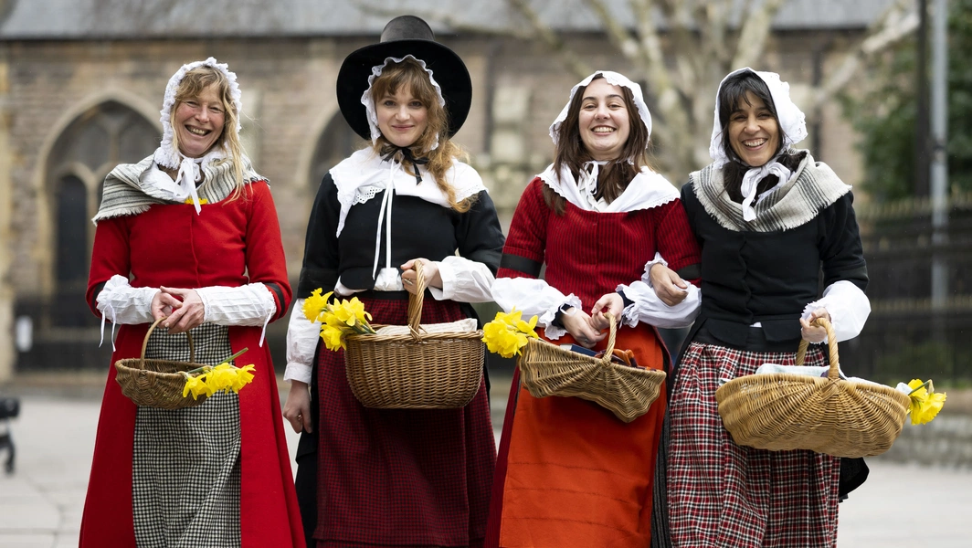 Life and traditional dress in rural Wales
