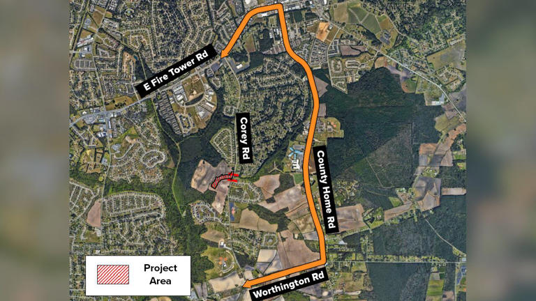 Greenville stormwater project to close road next week after delay