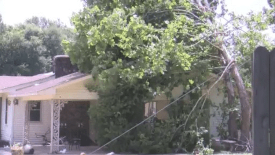 Conway County woman left with damaged home after severe weather