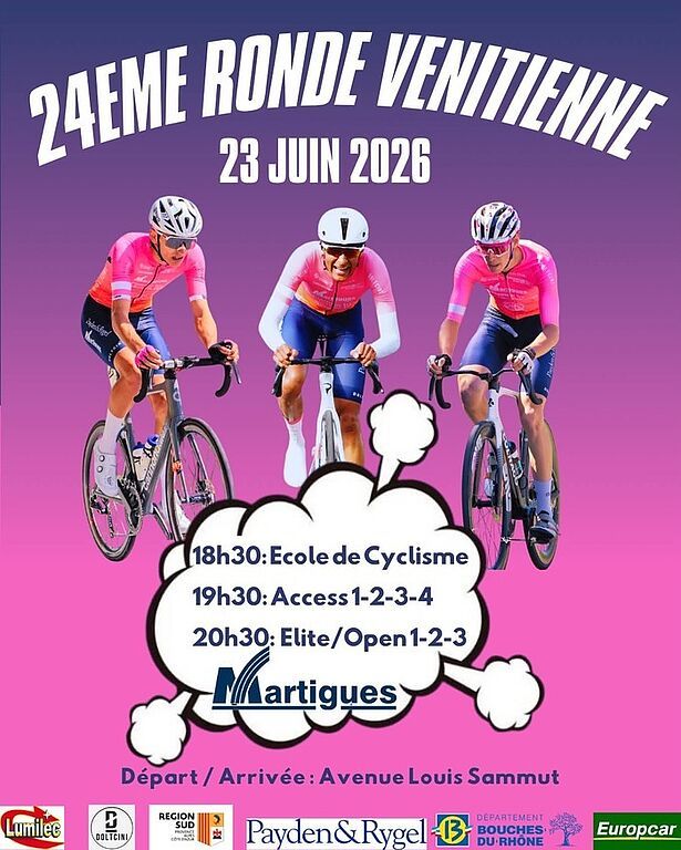 Ronde vénitienne à Martigues : Les engagés