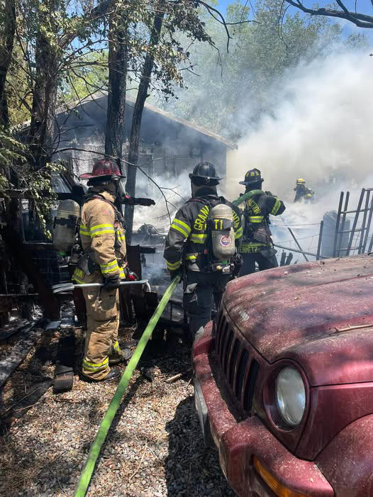 GJFD battles intense fire on C 1/2 Road