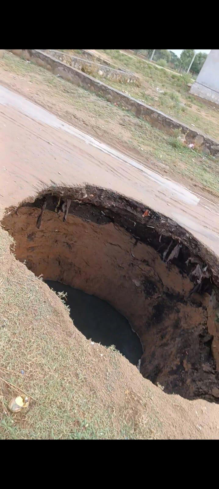 Residents seek permanent solution after road cave-in