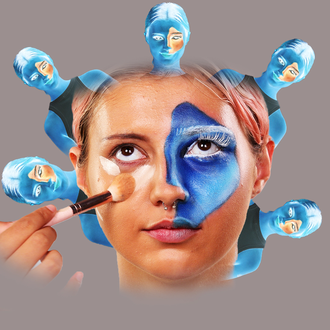 Nous avons essayé la tendance du maquillage inversé!😍