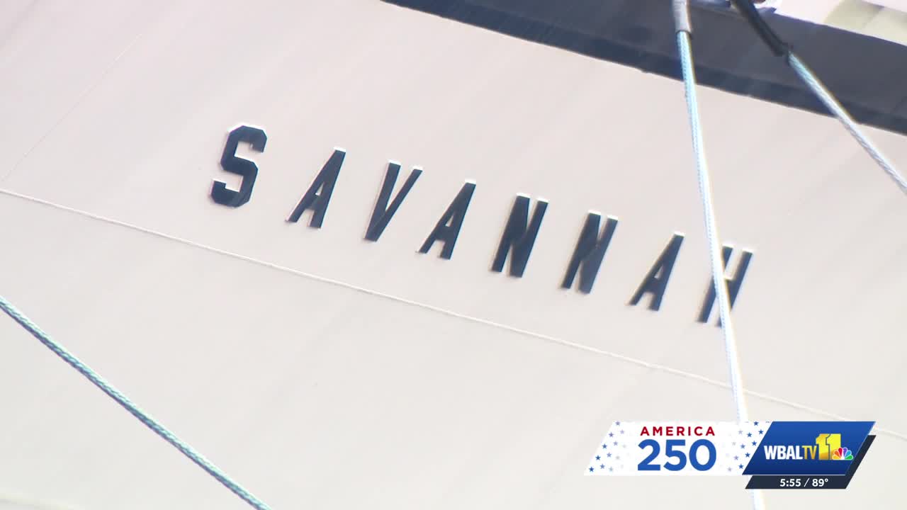 Savannah opens for tours in Baltimore during Sail 250