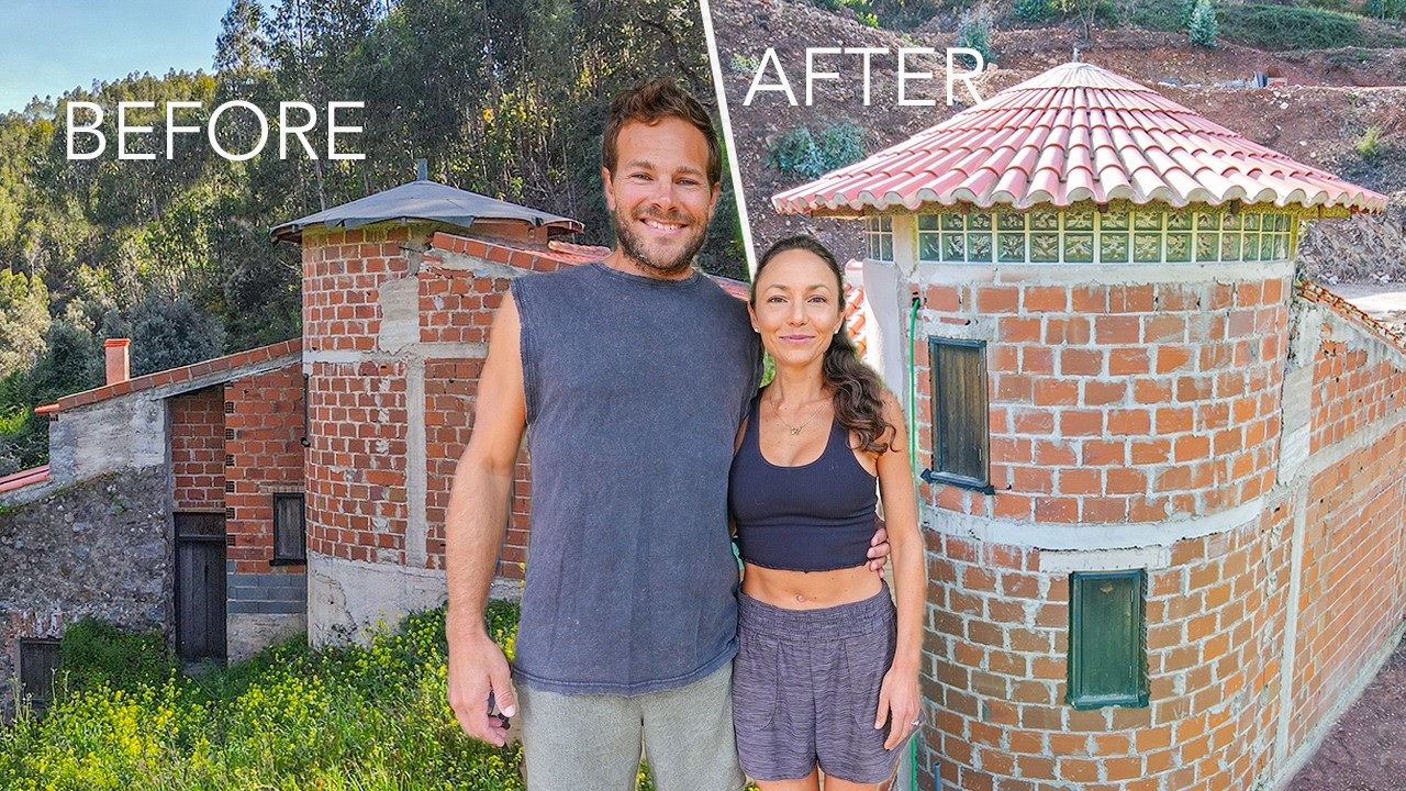 Our incredible round roof renovation revealed!