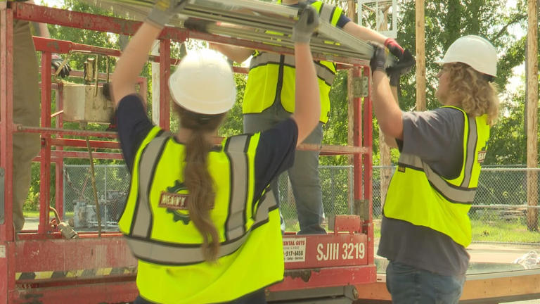 Students learn hands-on electrical trade skills at summer camp program