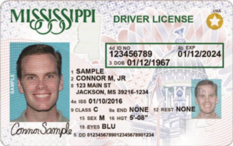 Fix your faulty Mississippi driver's license