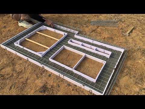 Man builds stunning mini house with small bricks