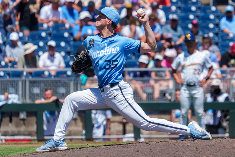 Jackson Rose is starting pitcher for UNC baseball vs Oklahoma in ...