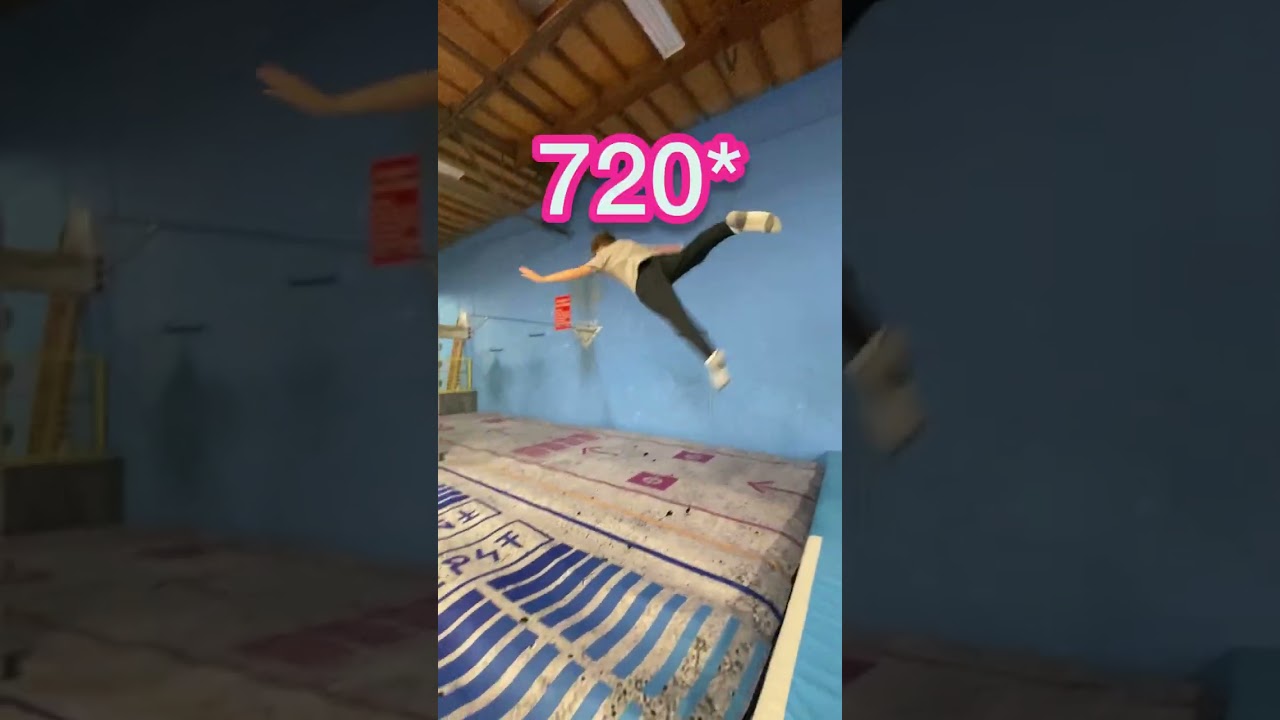 Twisting trampoline challenge (me vs. my brothers)