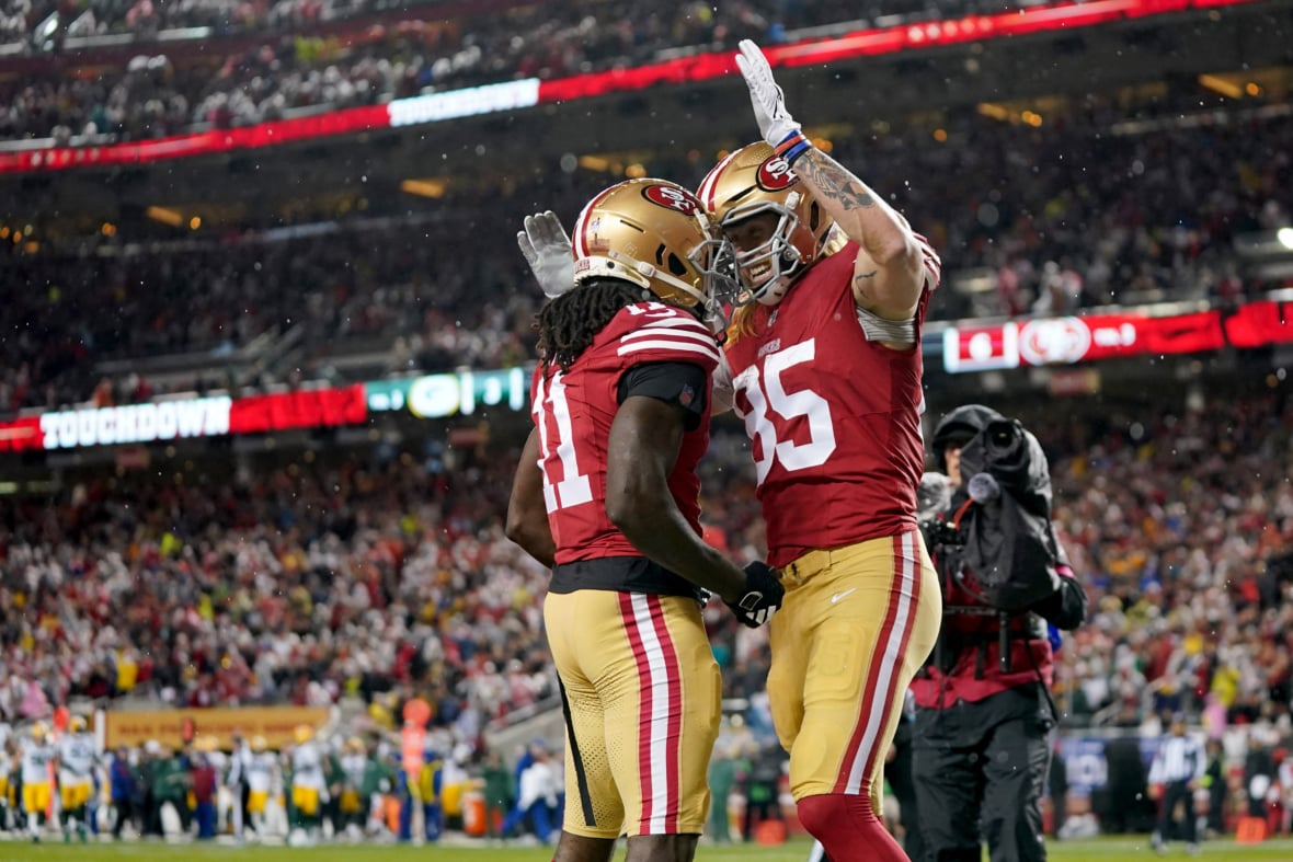 George Kittle sends ominous message to Brandon Aiyuk’s next team