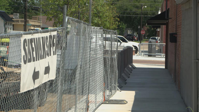 Denison downtown construction project nears completion after two years