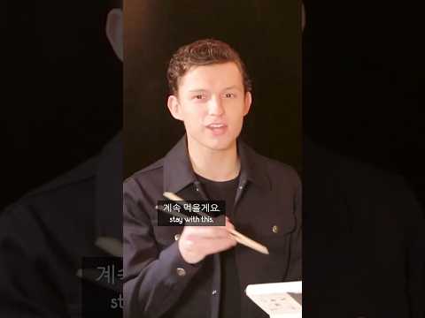 Avengers actors try Korean kimbap for the first time! | Tom Holland ...