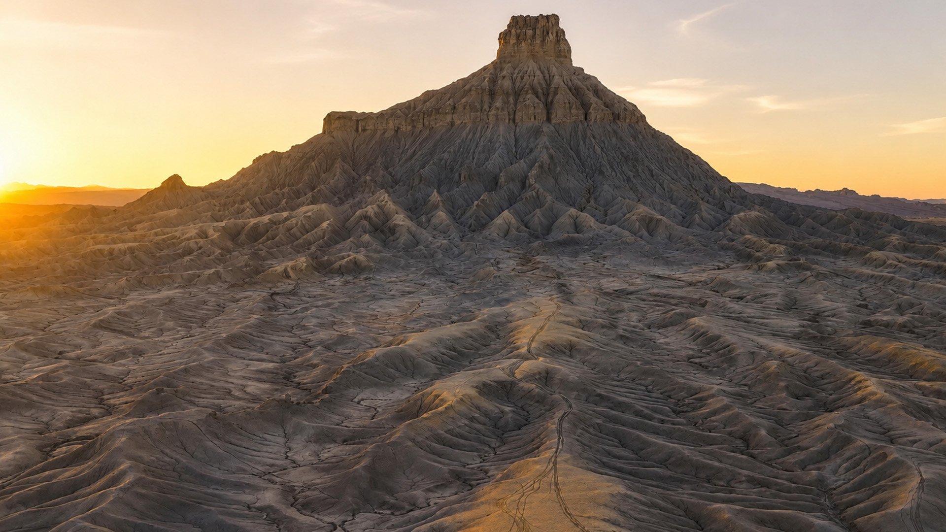 Why does this mountain look man made?