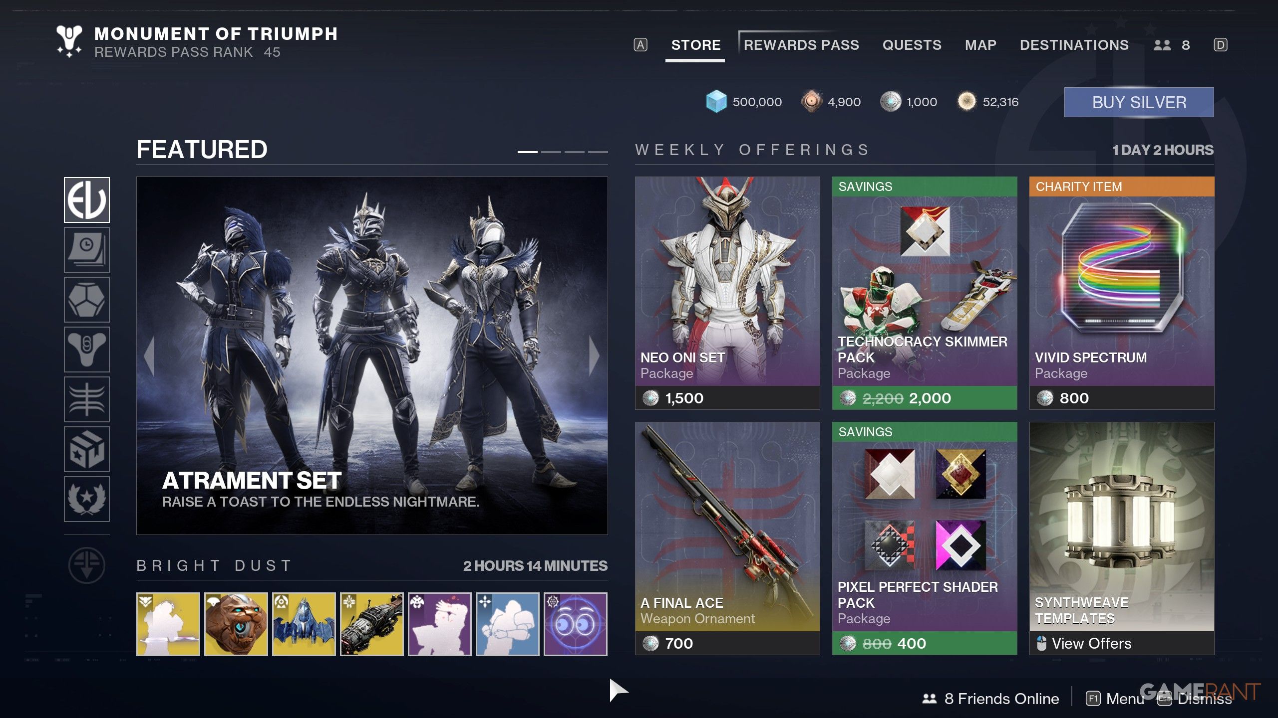 How to do the Destiny 2 Bright Dust refund glitch