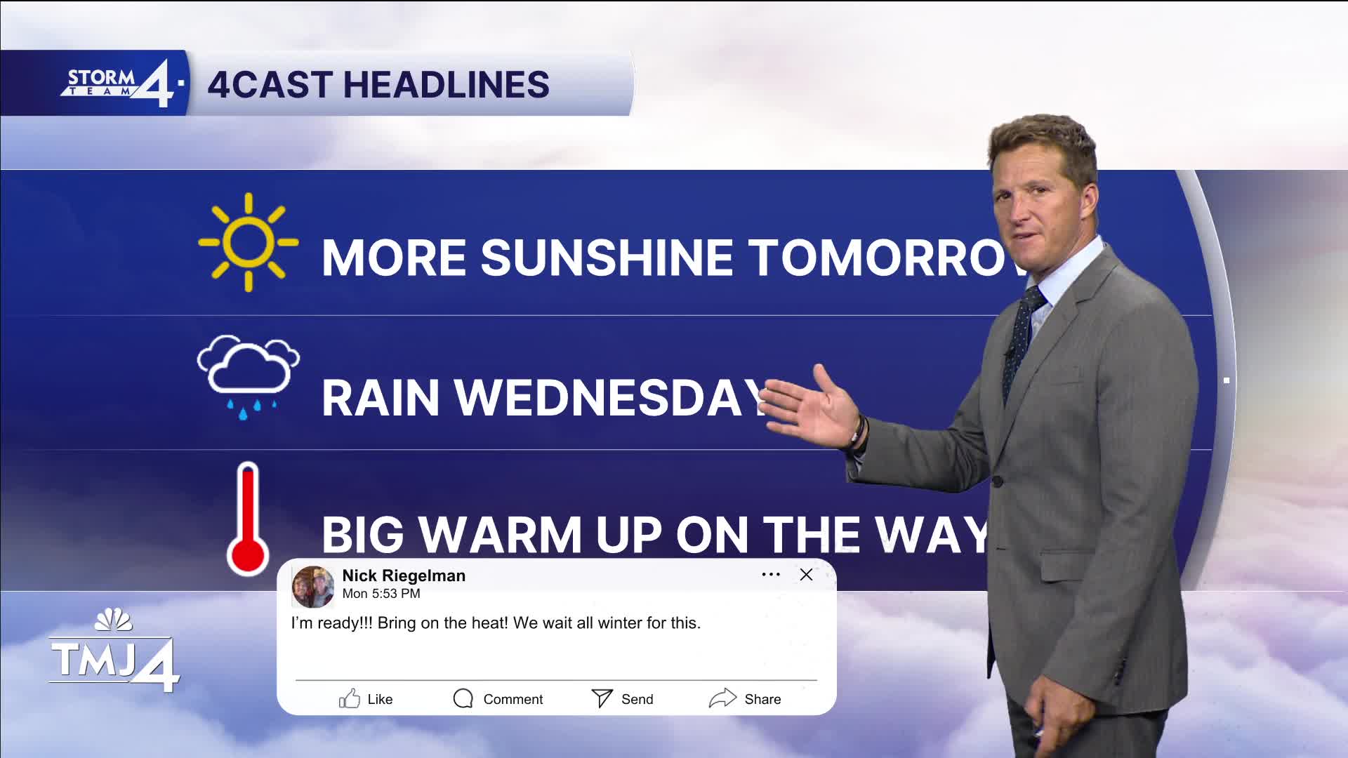 Southeast Wisconsin weather: Another nice day tomorrow