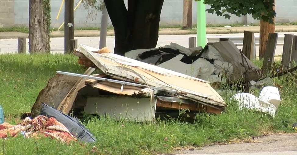 East Cleveland residents fed up with illegal dumping on their street