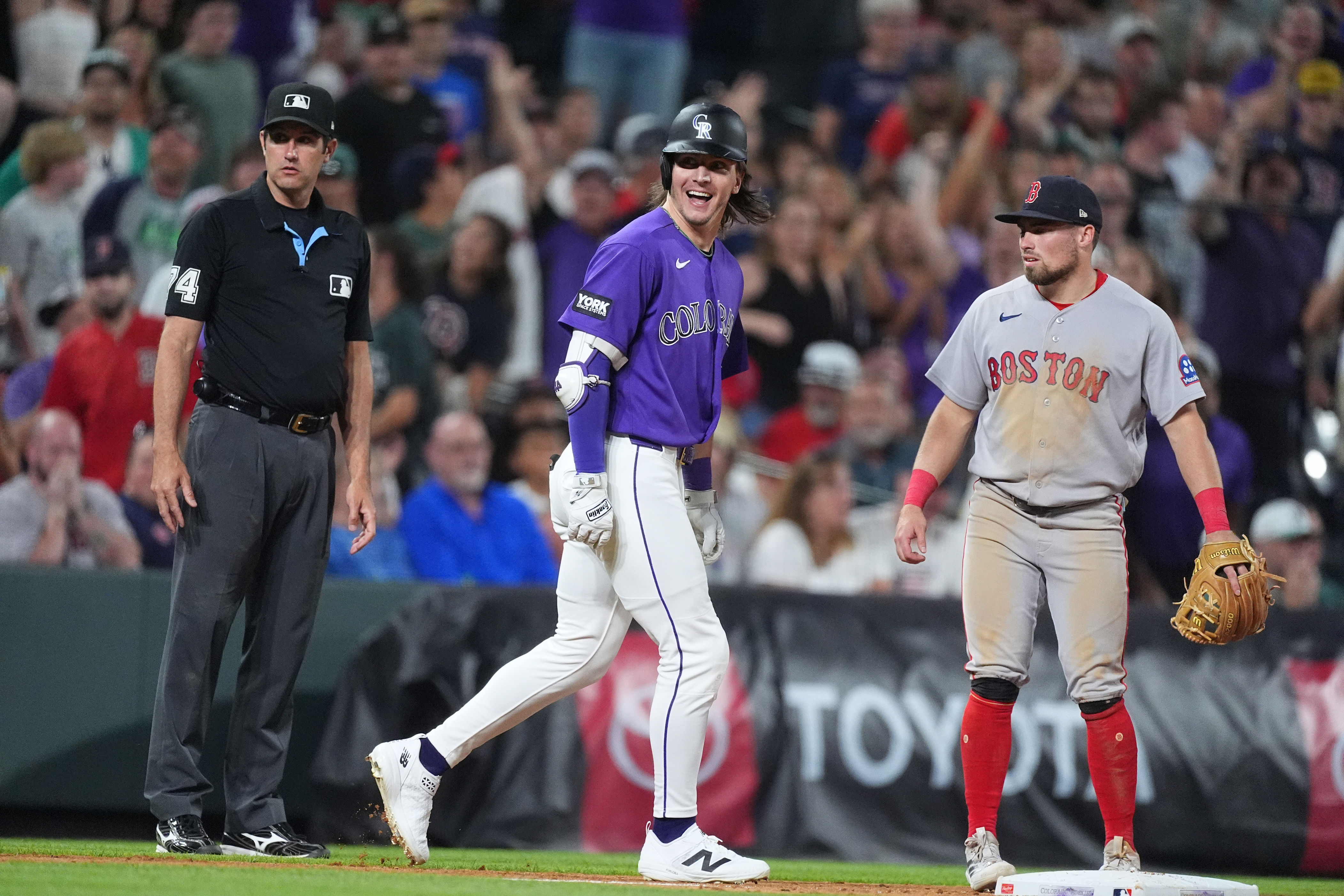Jake McCarthy hits 3-run triple in 9th inning as Rockies rally for 3-2 ...