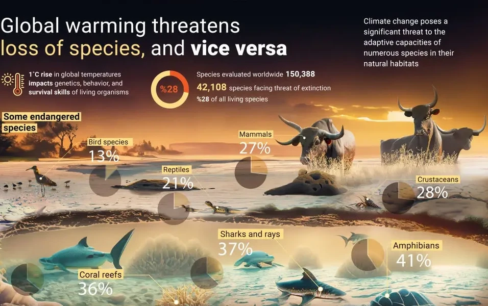 Study finds temperate species face higher local extinction risk