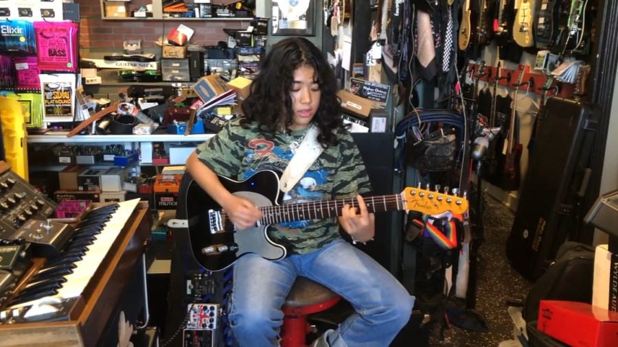 Adiel Allison receives surprise gift of $2,000 guitar