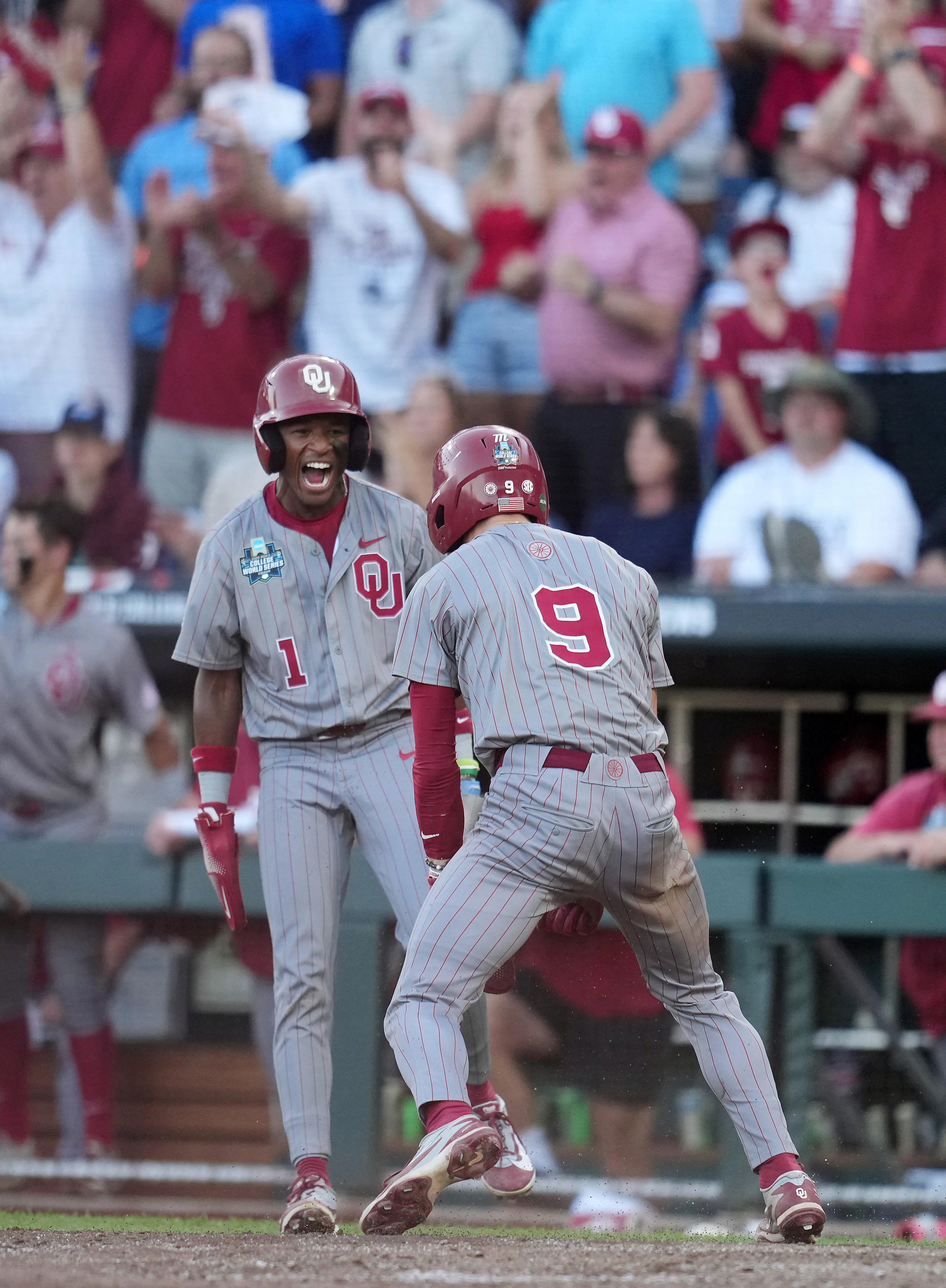 College World Series score: Oklahoma beat North Carolina for college ...