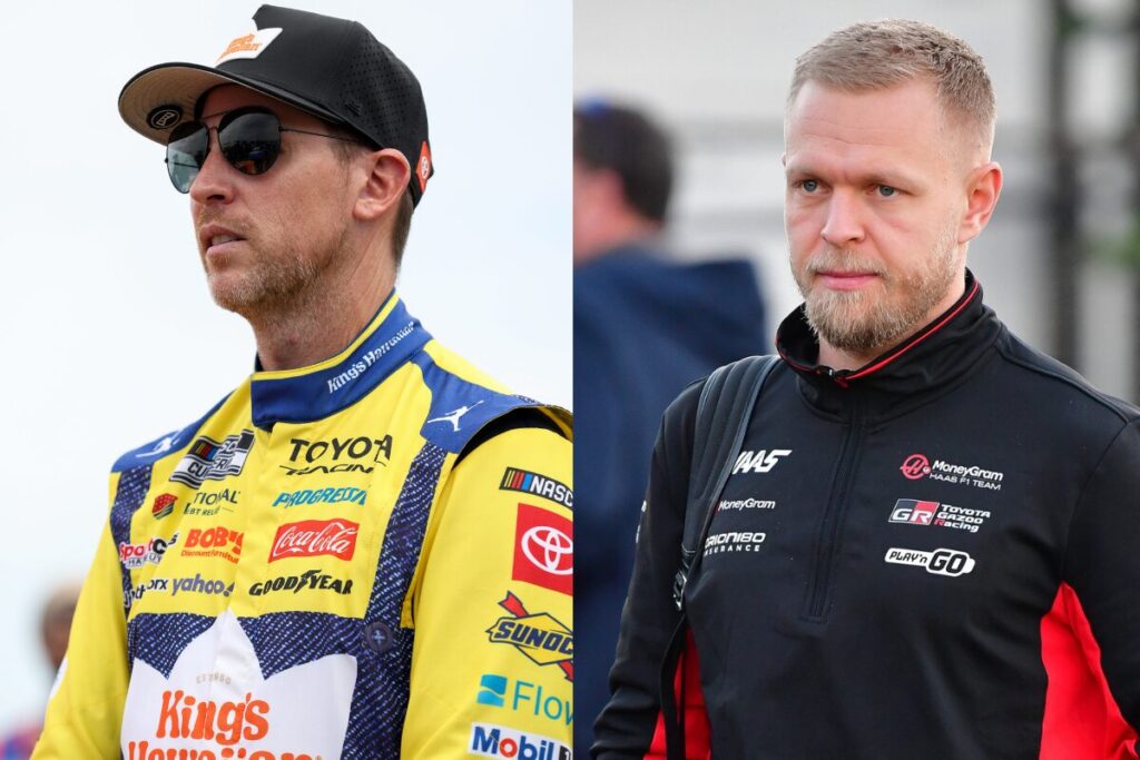 ‘Show some respect’: Denny Hamlin tells F1 veteran after post-race ...
